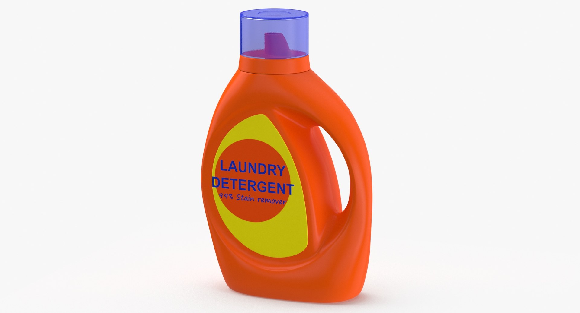 Laundry Detergent 02 Blank And Generic Label 3D - TurboSquid 2015190