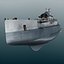 3d French Submarine Surcouf Ww2