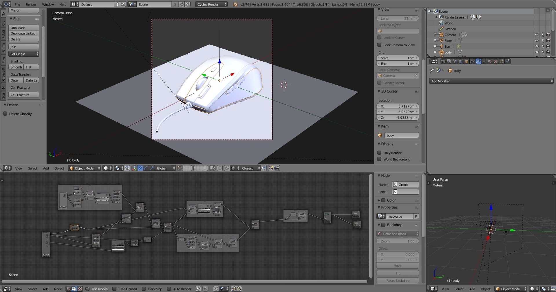 3d Model Of Mouse Computer