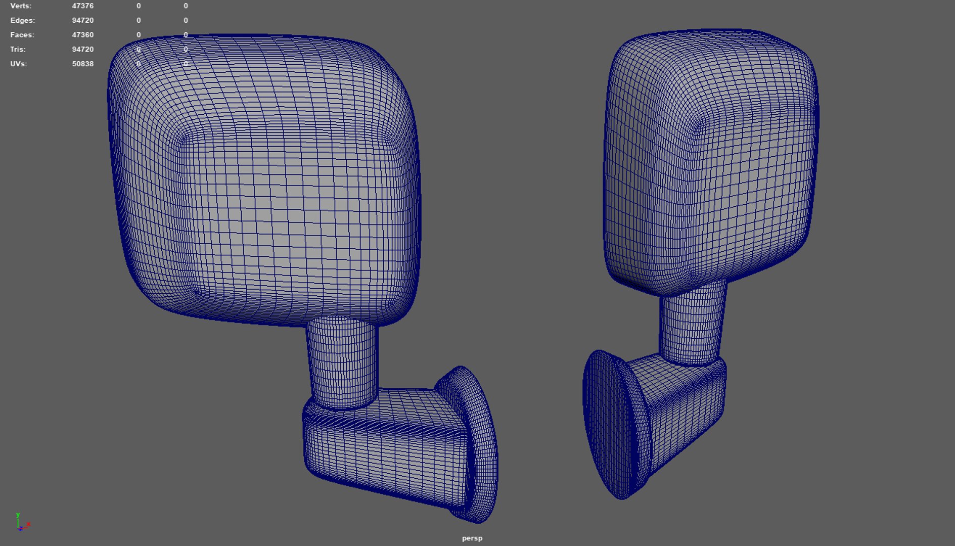 3D Car Mirror 012 Model - TurboSquid 1991283