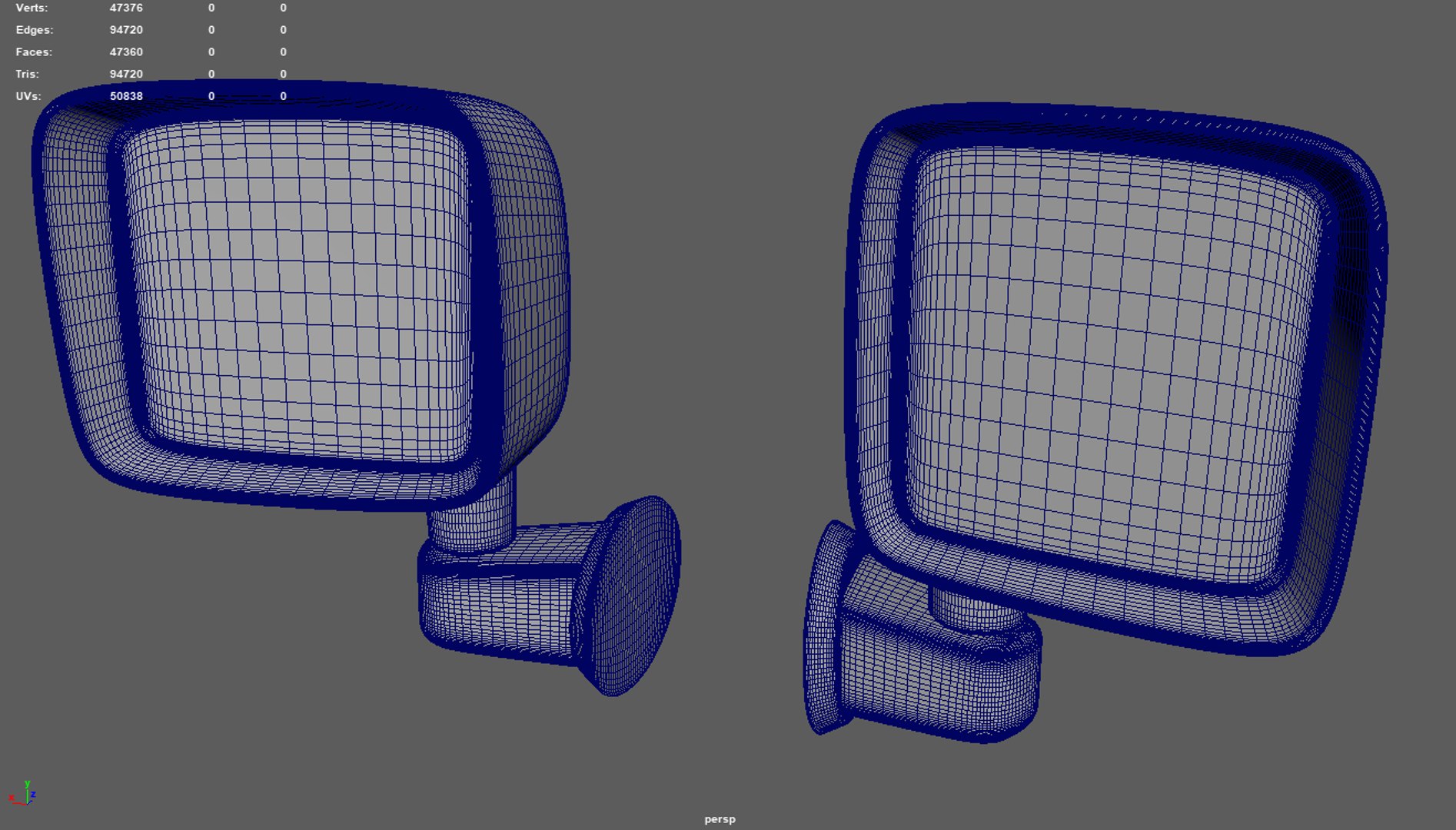 3D Car Mirror 012 Model - TurboSquid 1991283