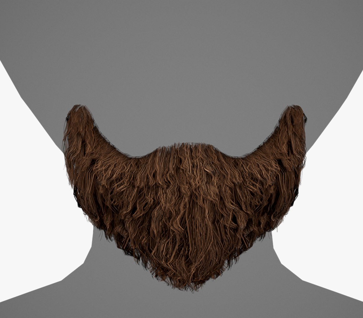 3D Facial Hair Cards Style 3 - Goatee Beard - TurboSquid 1983506