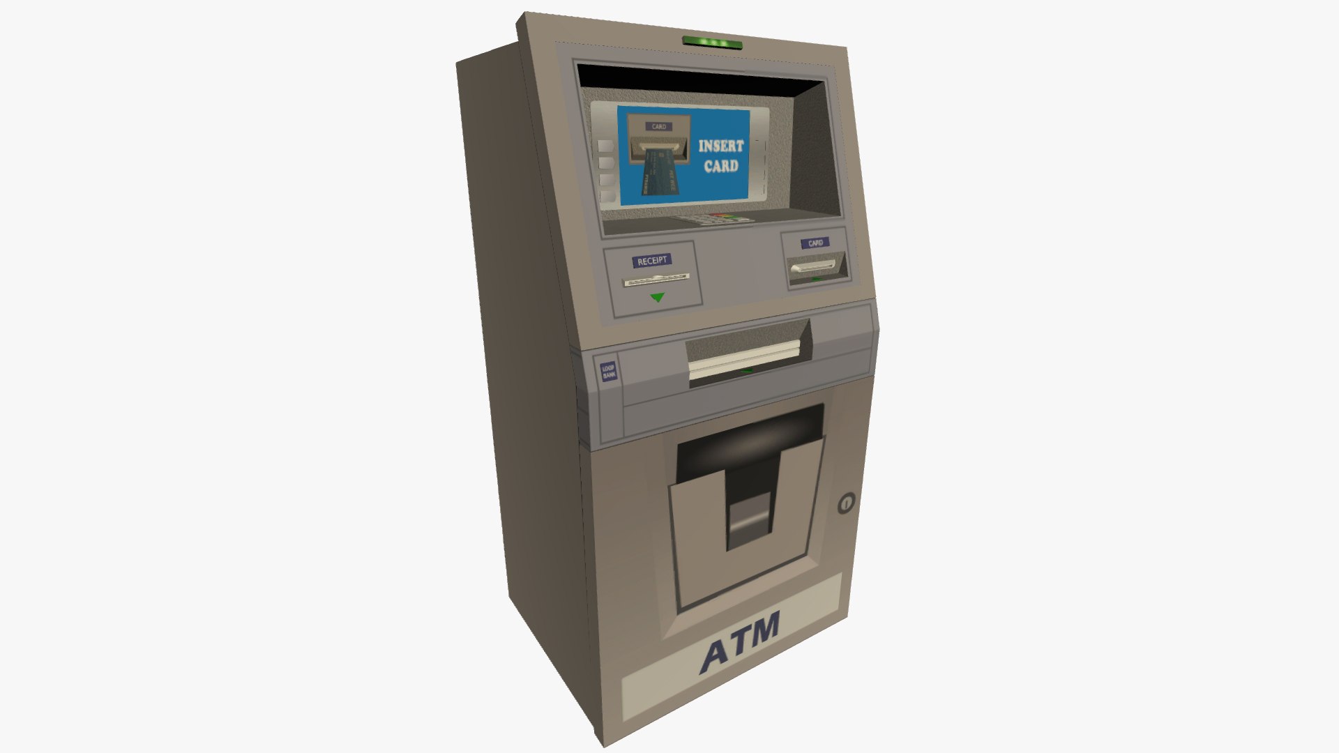 3D ATM - Cash Teller Machine Model - TurboSquid 1751721