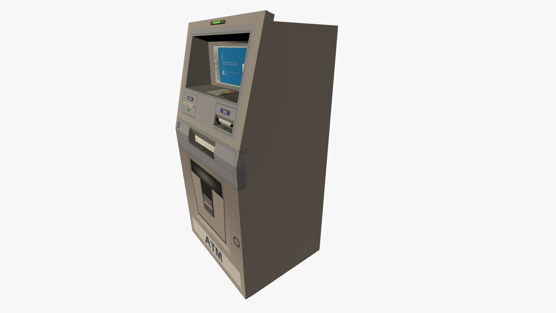 3D ATM - Cash Teller Machine Model - TurboSquid 1751721