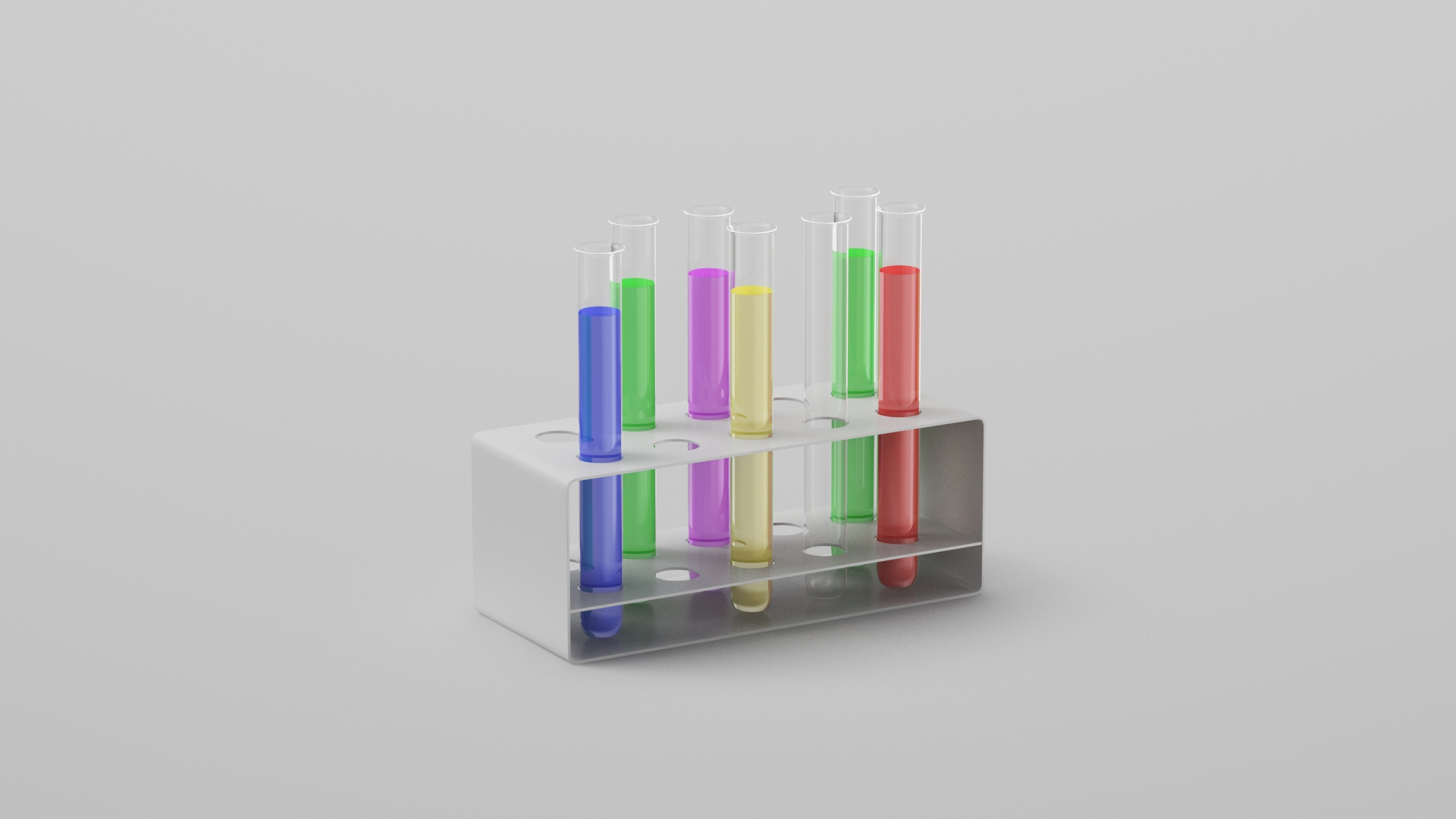 3D Lab Test Tubes Model - TurboSquid 1791977