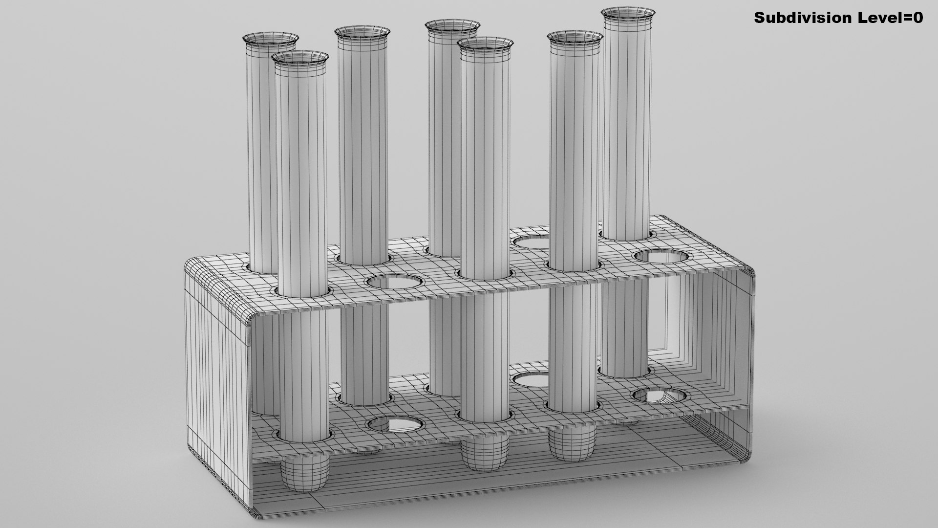 3D Lab Test Tubes Model - TurboSquid 1791977