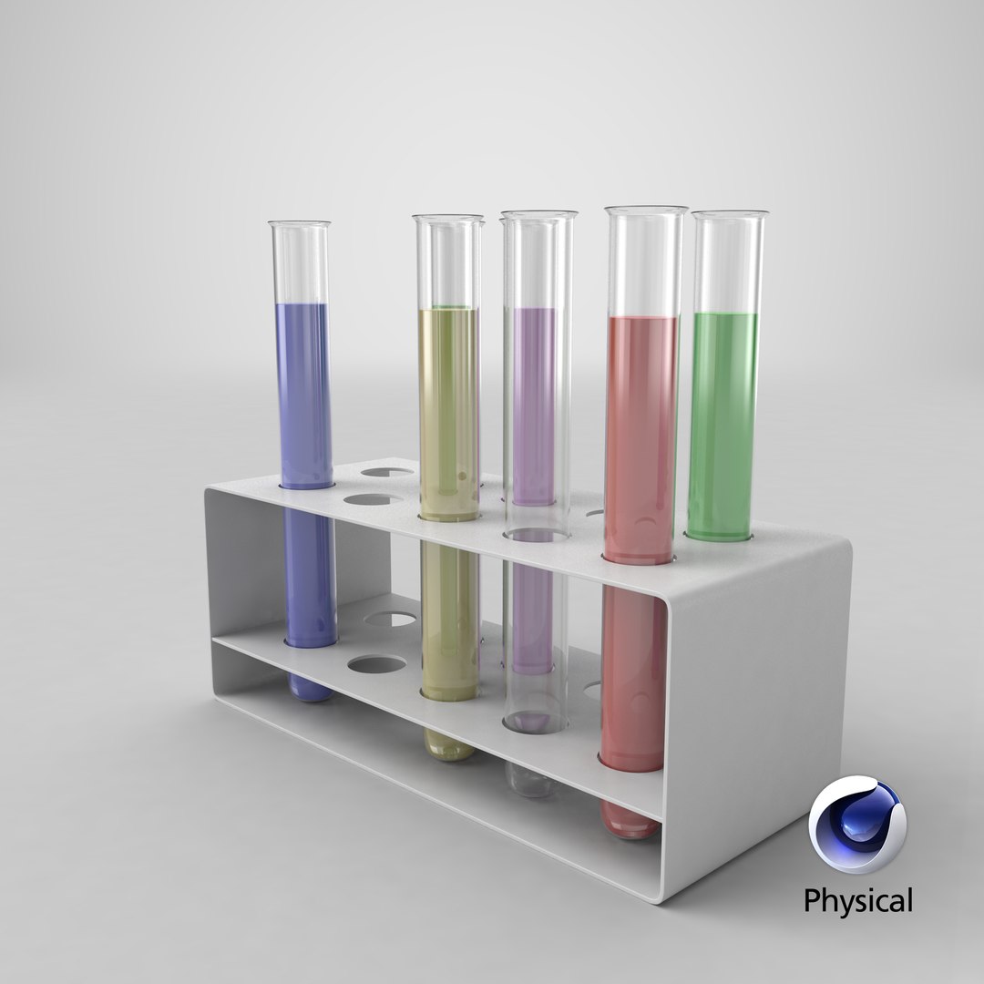 3D Lab Test Tubes Model - TurboSquid 1791977