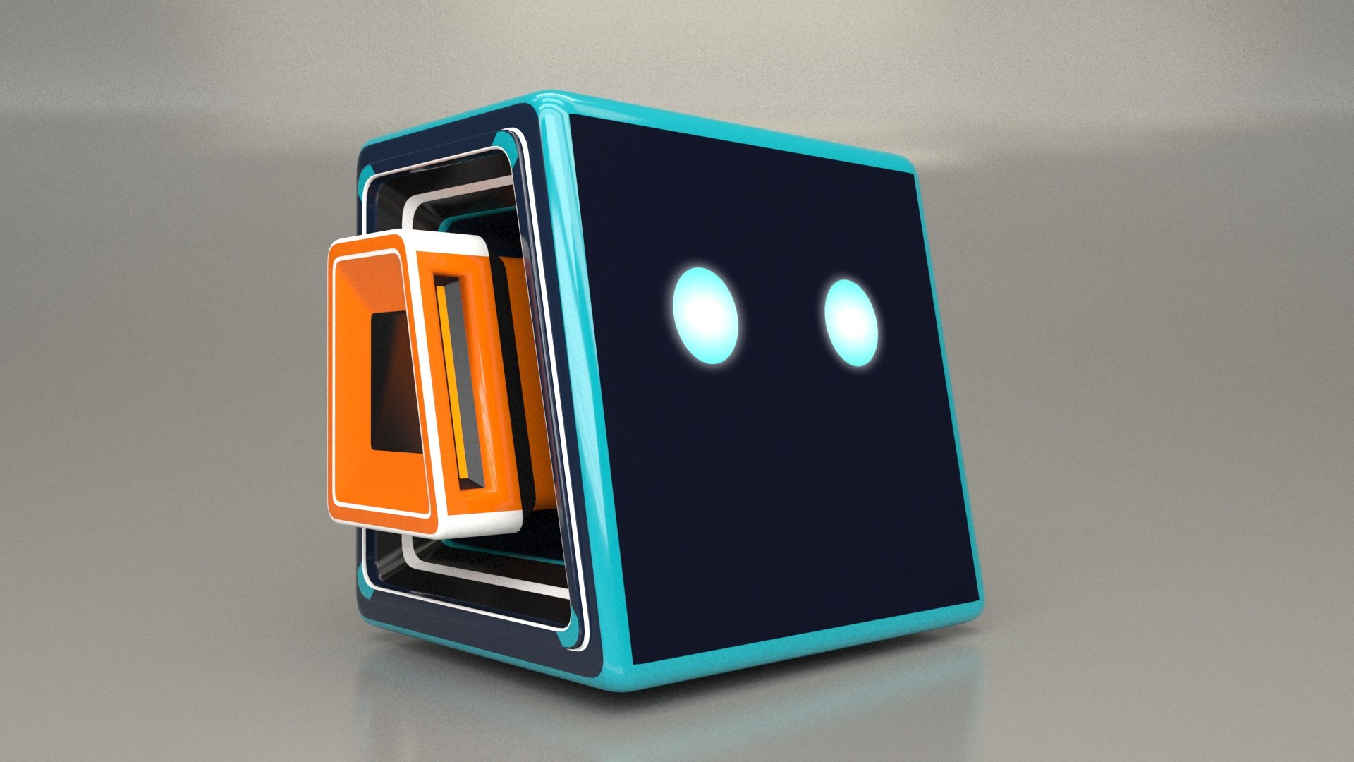 3D Cute Robot Head - TurboSquid 1789645