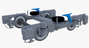 Jacobs bogie 3D model - TurboSquid 1202098