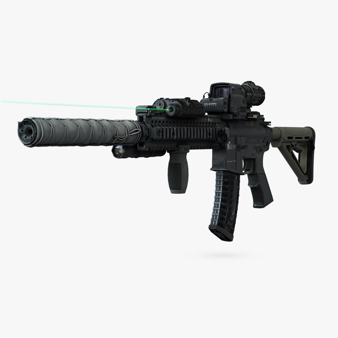 M4A1 3D model - TurboSquid 2123939