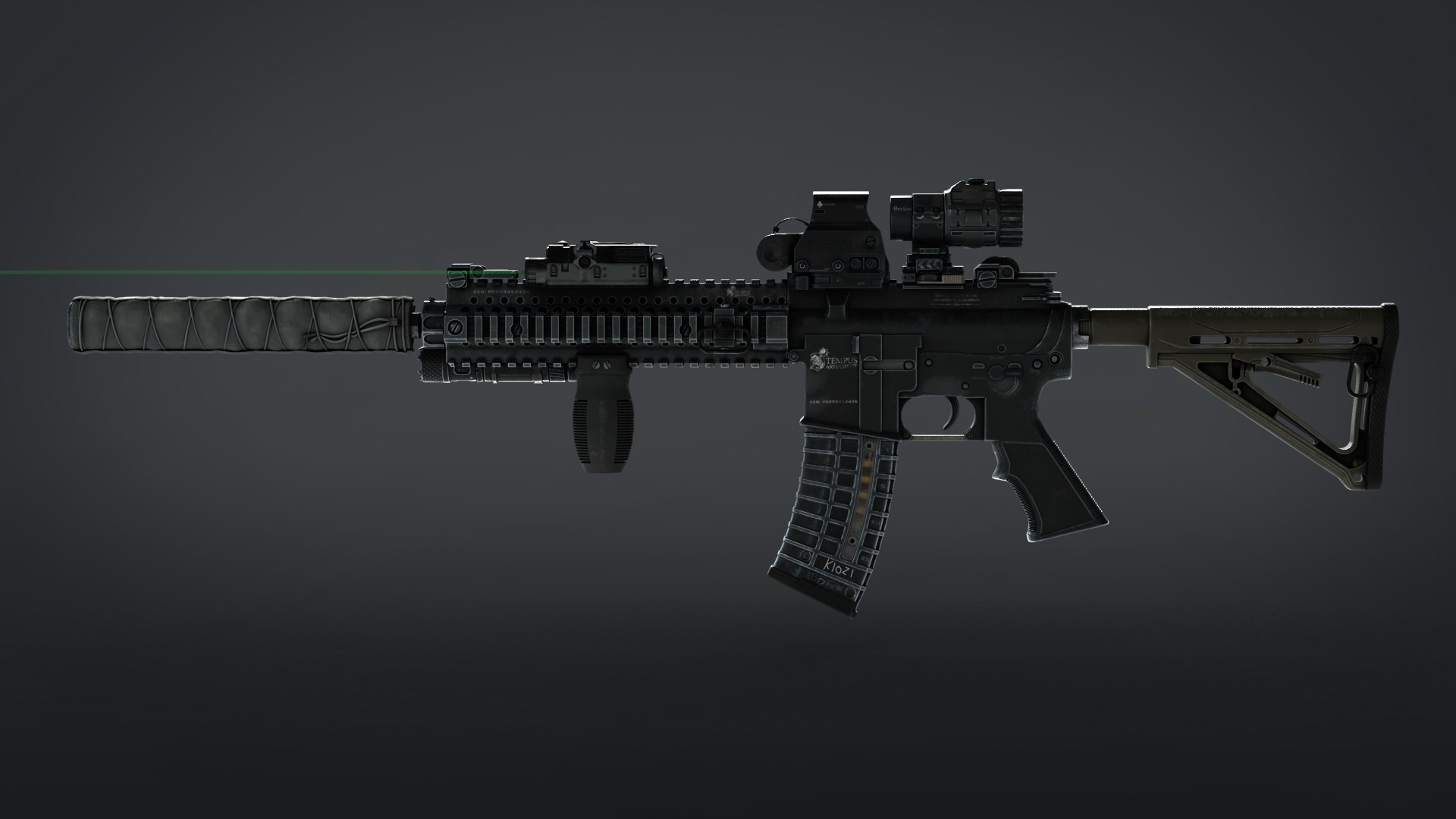 M4A1 3D Model - TurboSquid 2123939