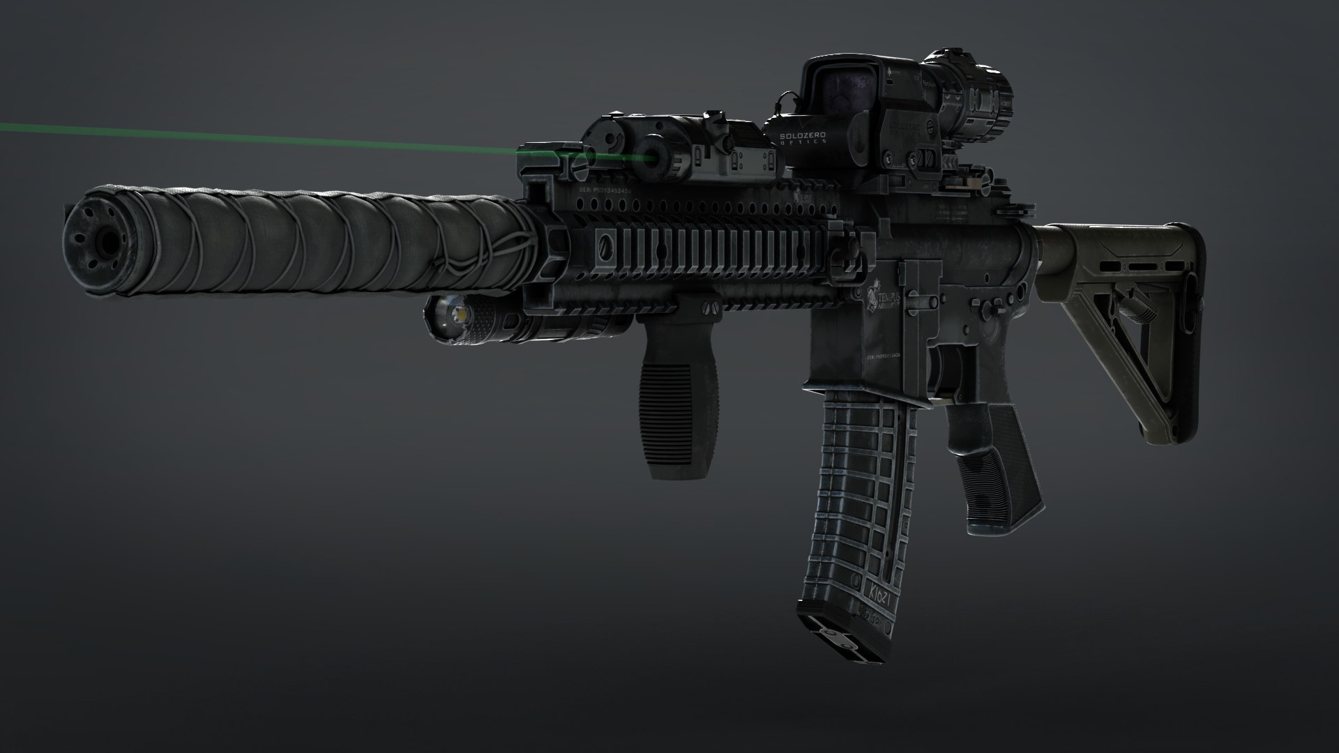 M4A1 3D Model - TurboSquid 2123939