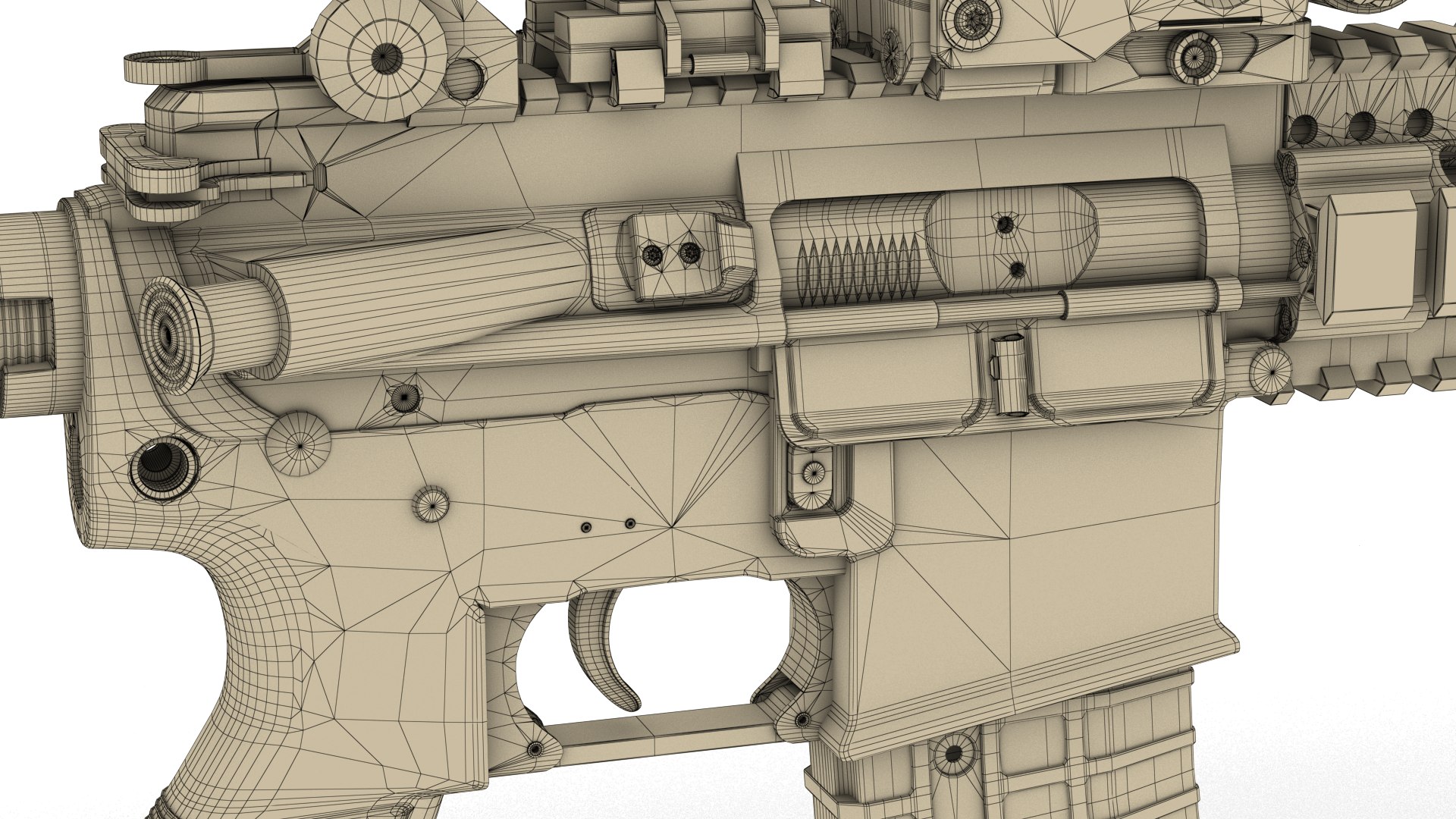 M4A1 3D Model - TurboSquid 2123939