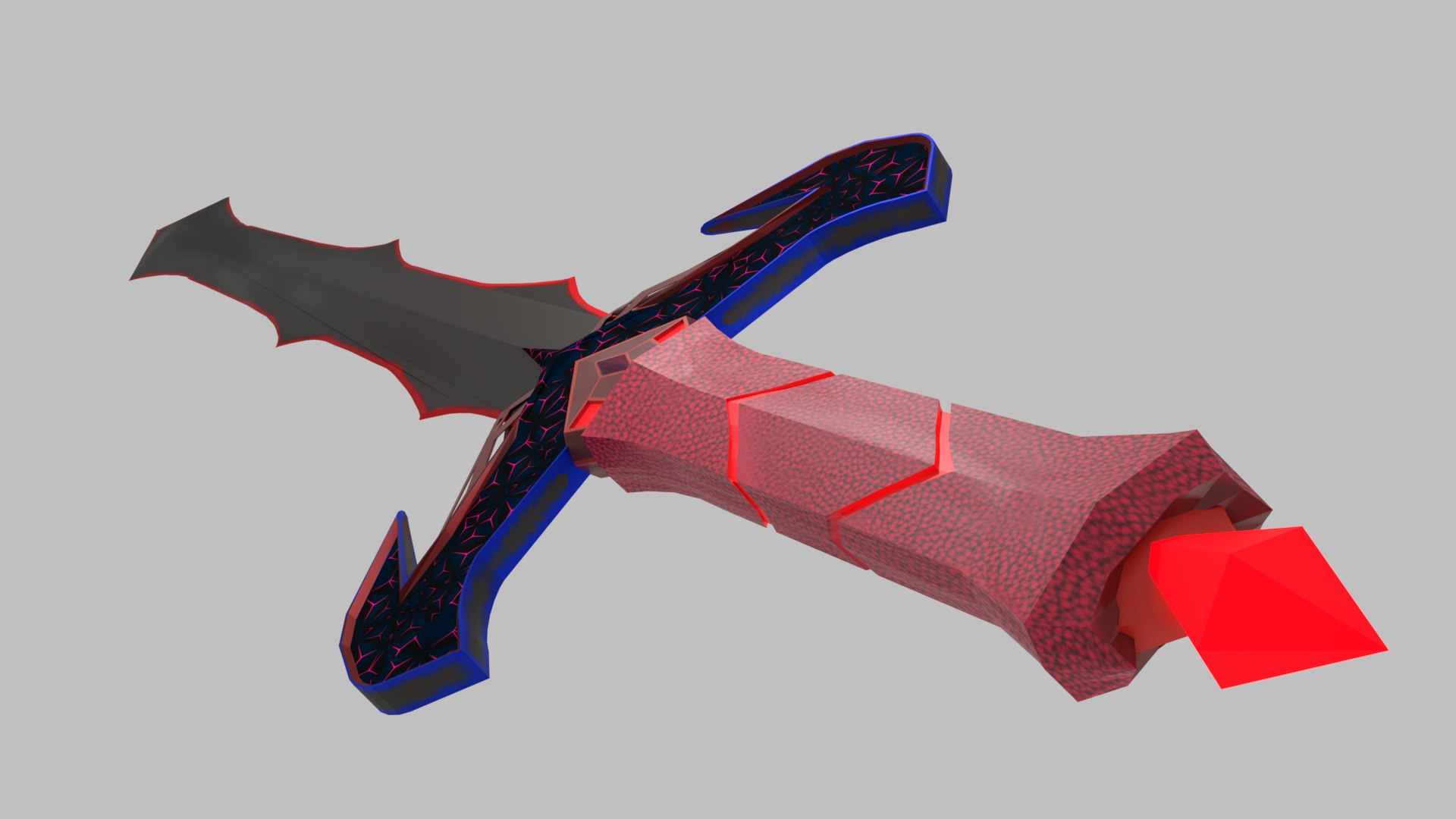 3D Sci Fi Sword Low Poly - TurboSquid 2165232