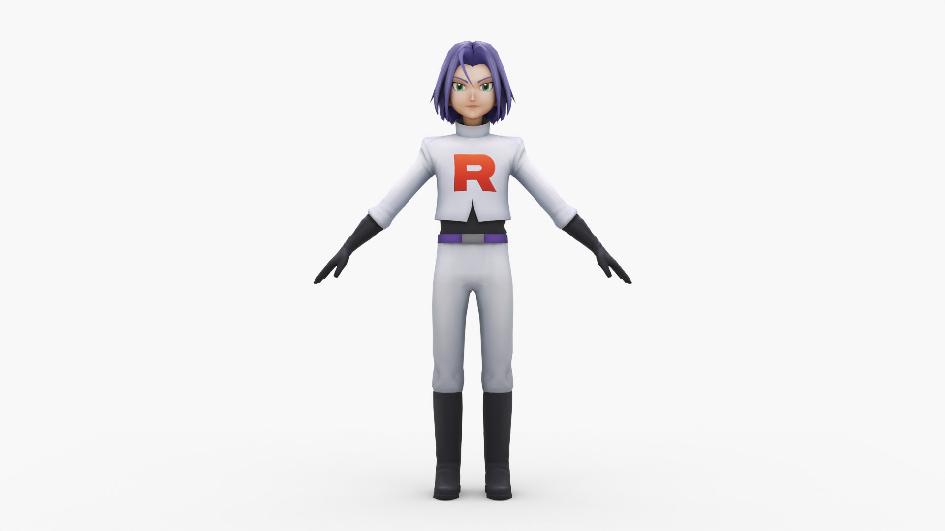 James Team Rocket 3D Model - TurboSquid 2386476