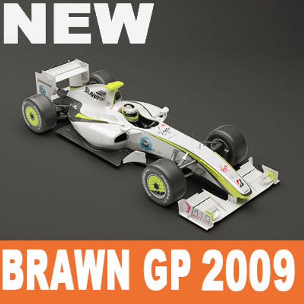 brawn gp 3d model