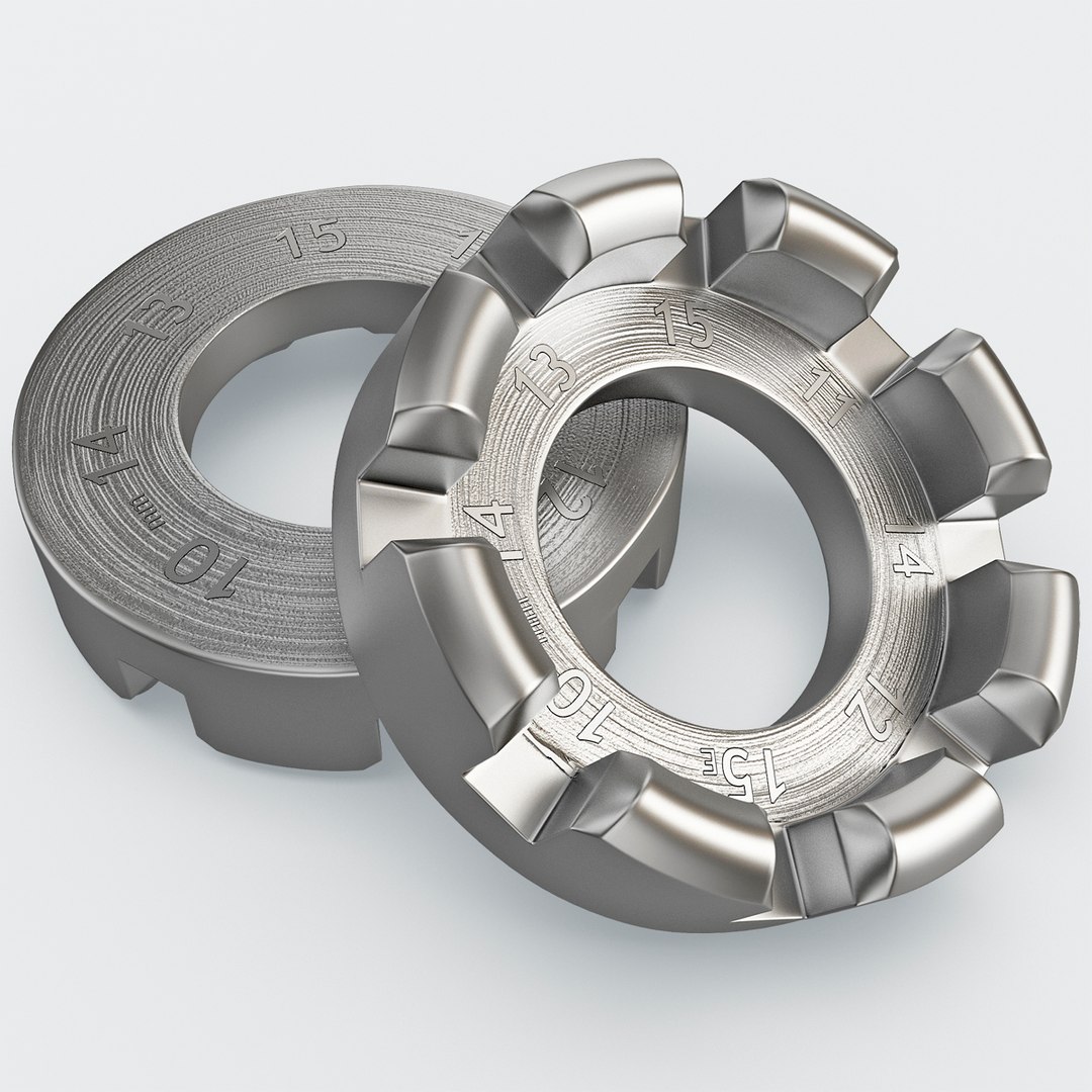 3d model bicycle spoke key 2