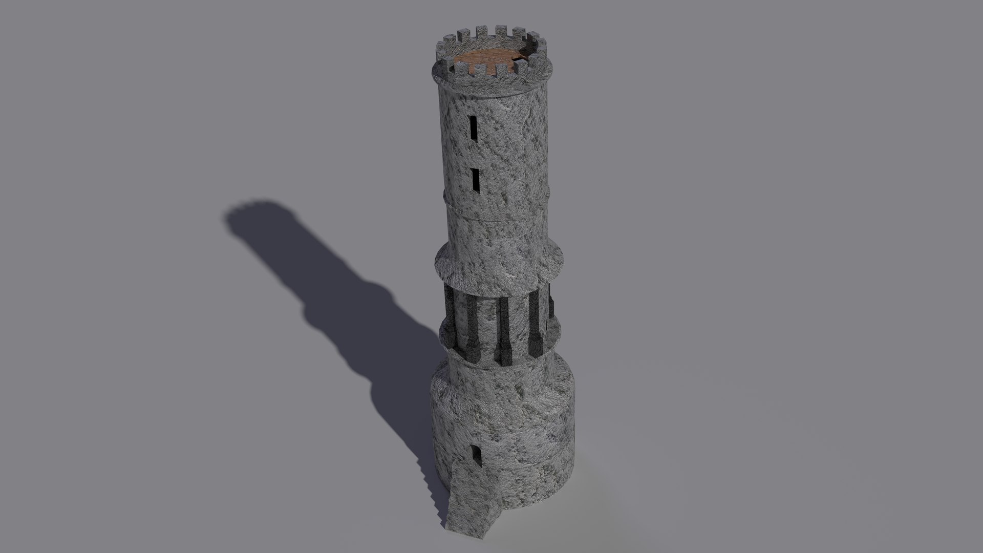 Medieval tower 3D model - TurboSquid 1206323
