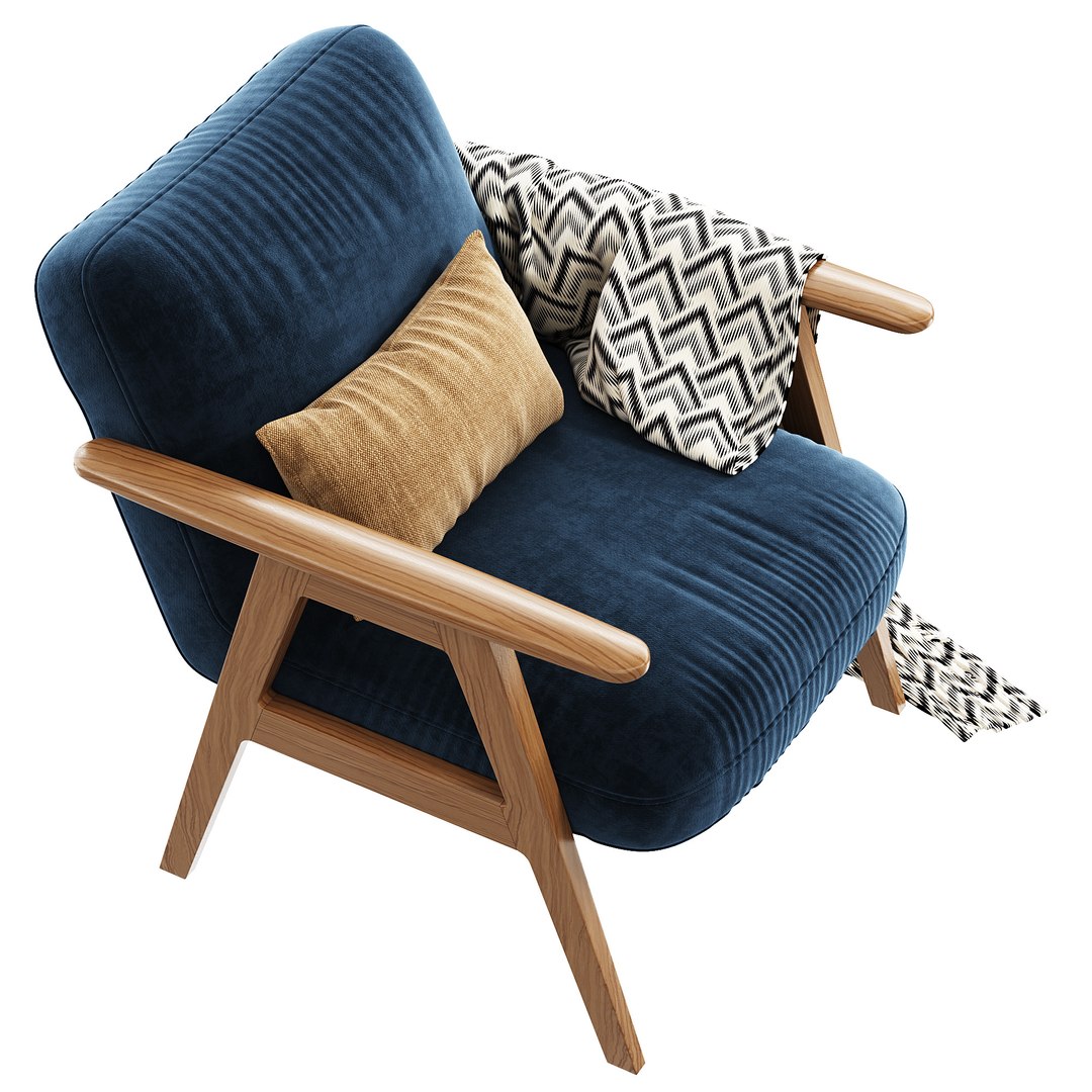 John Lewis Hendricks Accent Chair 3D model - TurboSquid 1999127