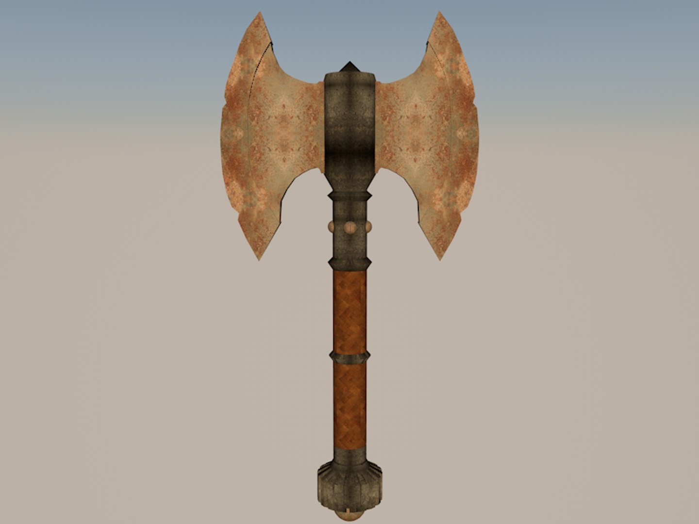 Double Axe 3d C4d