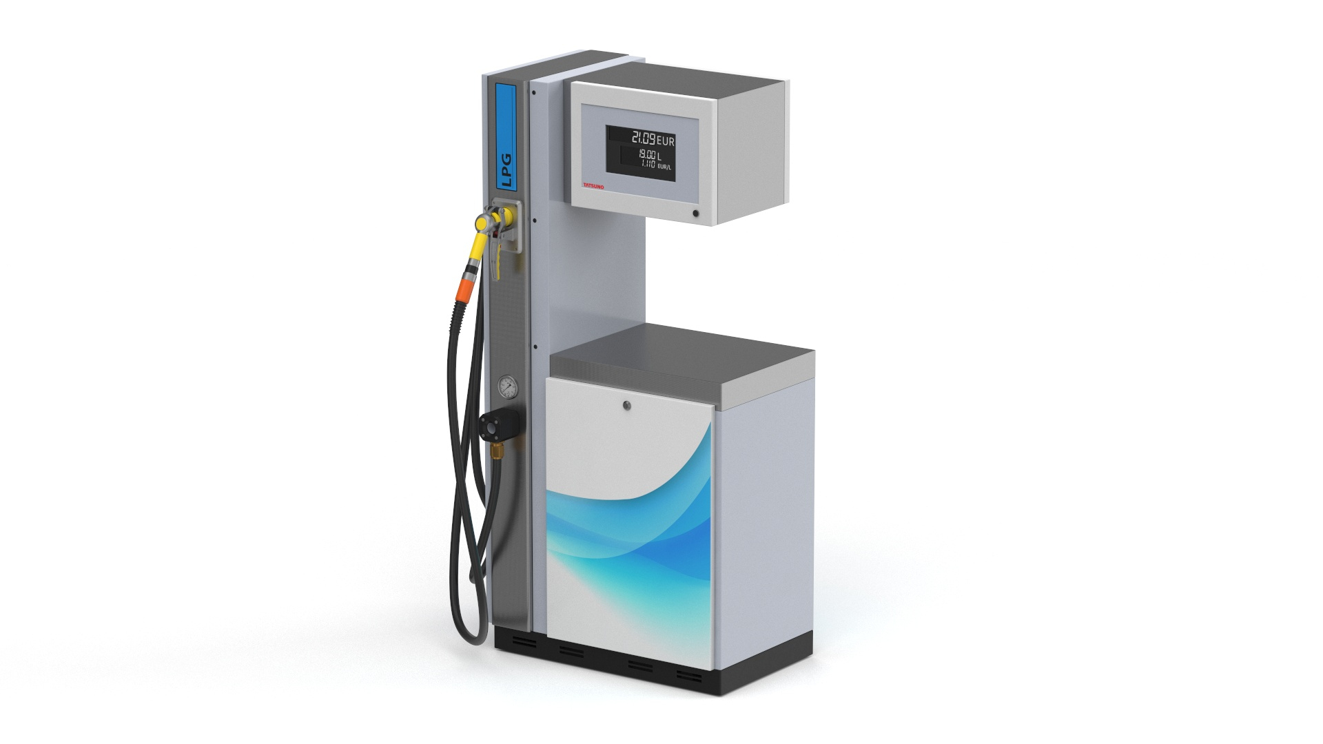 LPG Dispenser H1900mm 3D - TurboSquid 1948635