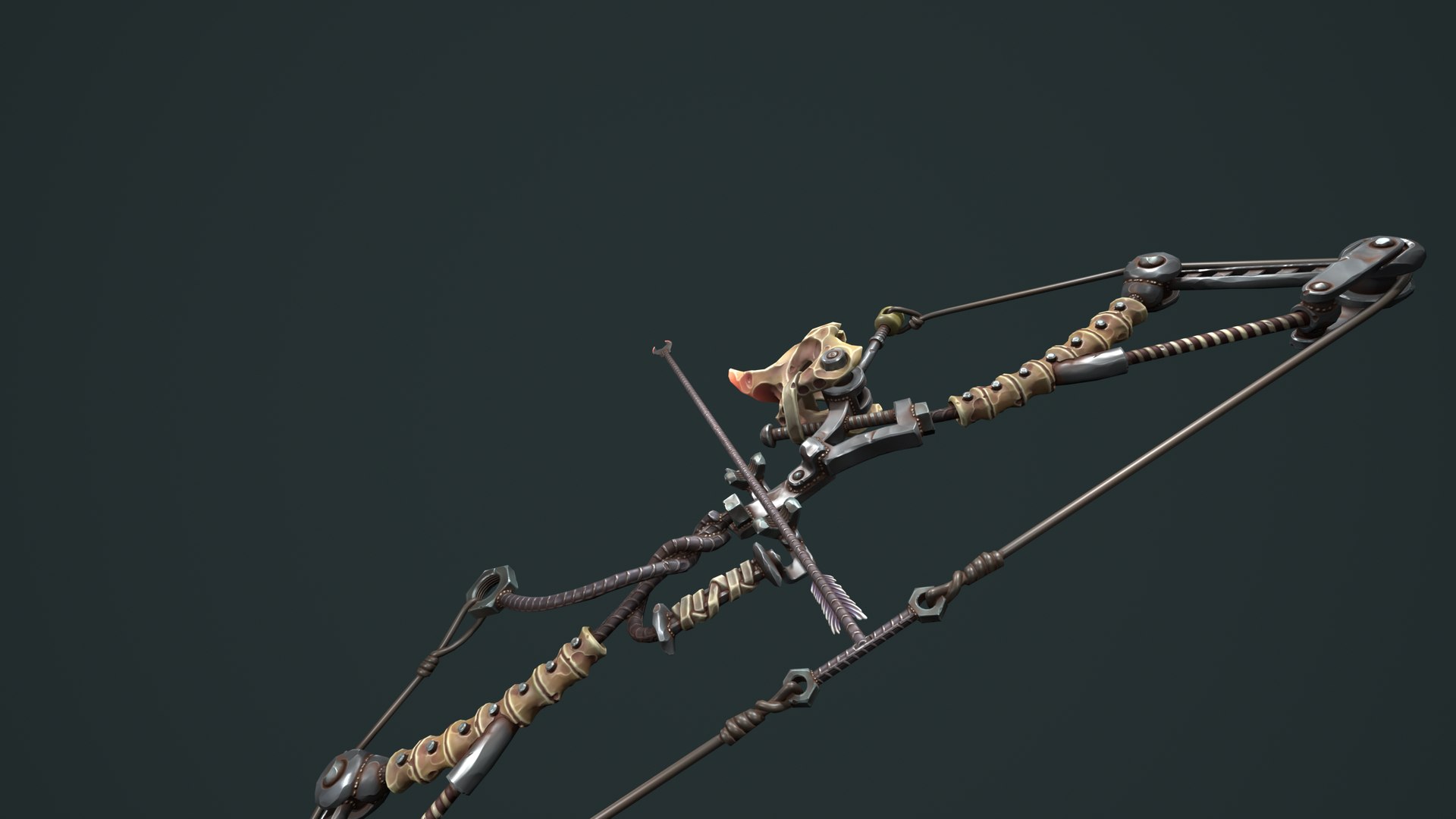3D Model Desert Bow Quiver Arrow - TurboSquid 2494510
