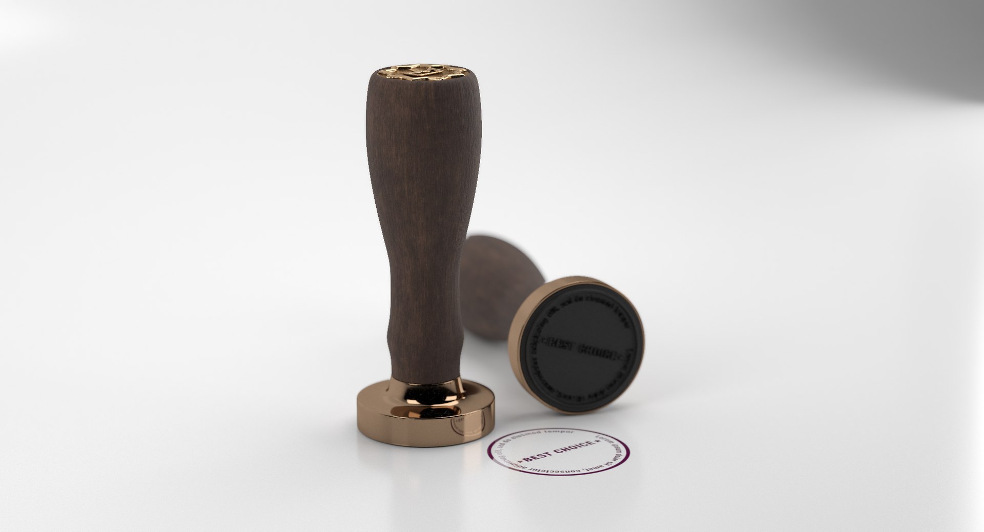 3D Model Stamp Seal Handle - TurboSquid 1401513