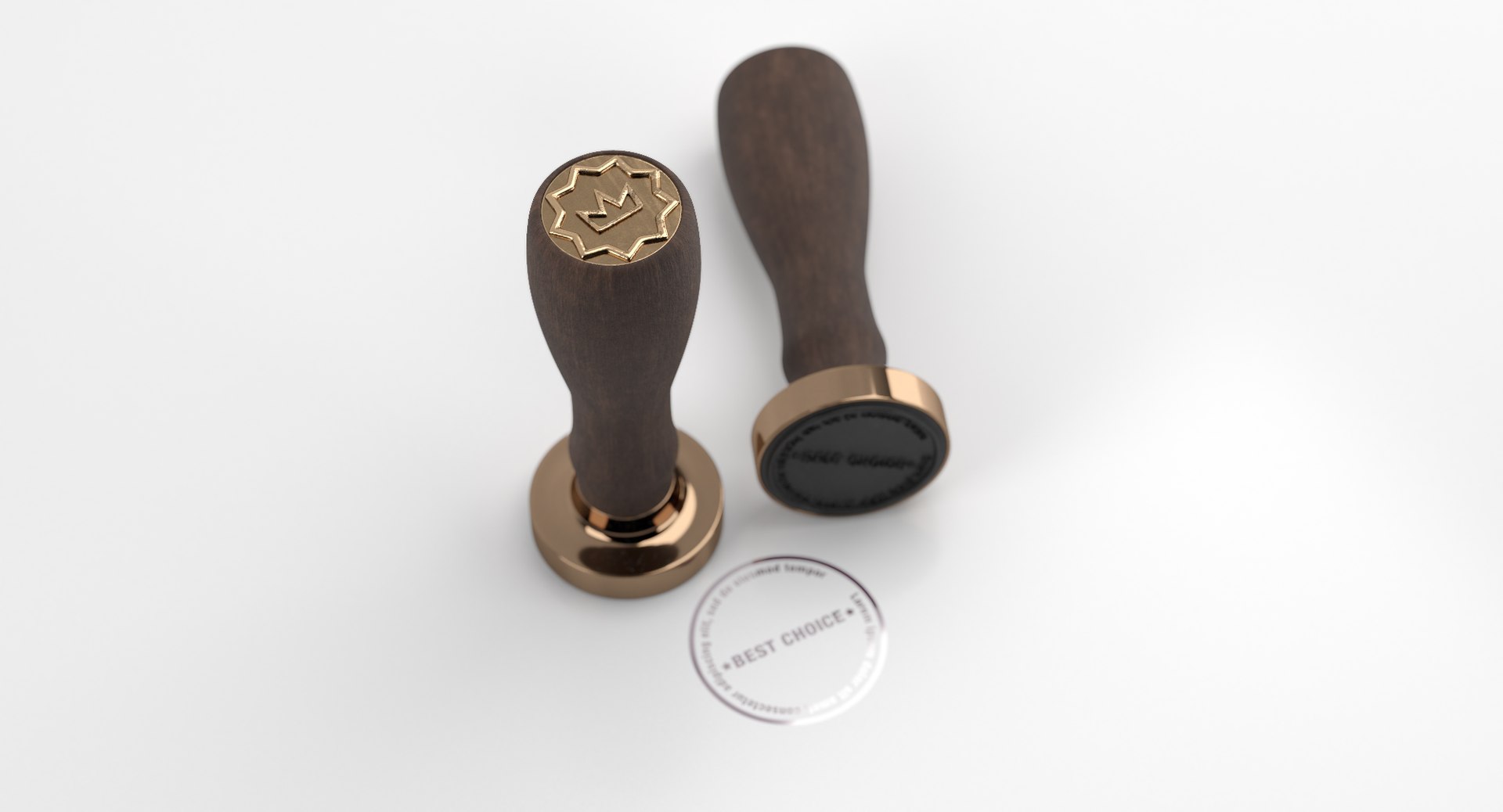 3D Model Stamp Seal Handle - TurboSquid 1401513