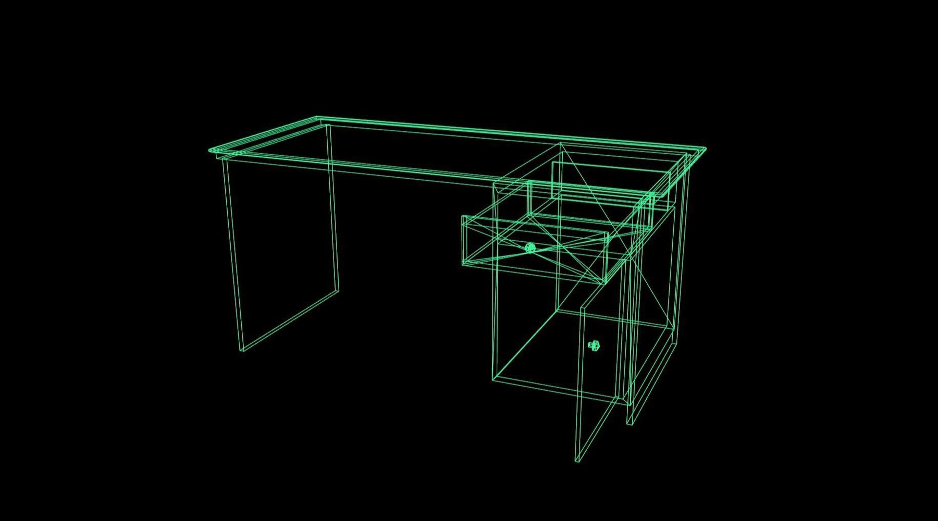 3D Desk 02 Model - TurboSquid 1362386