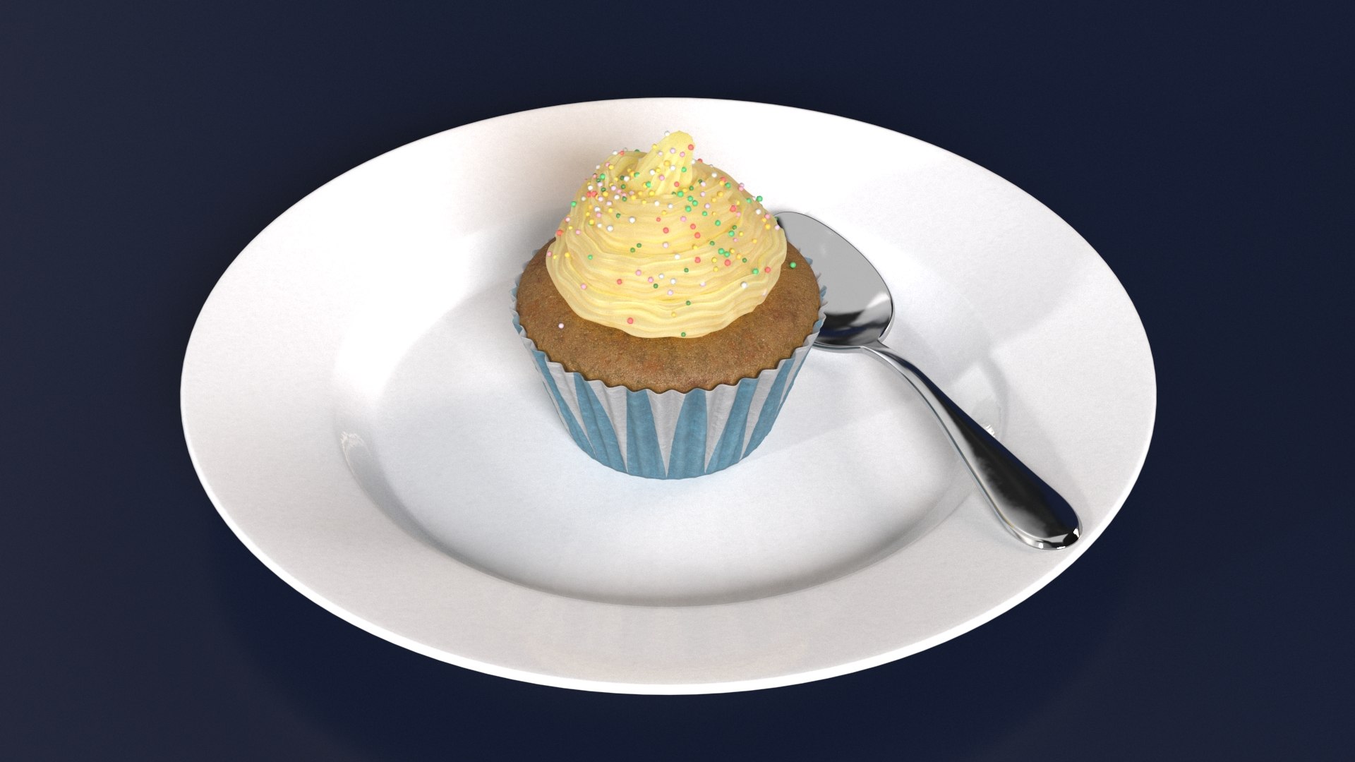 3D Model Cupcake Dessert - TurboSquid 2282950