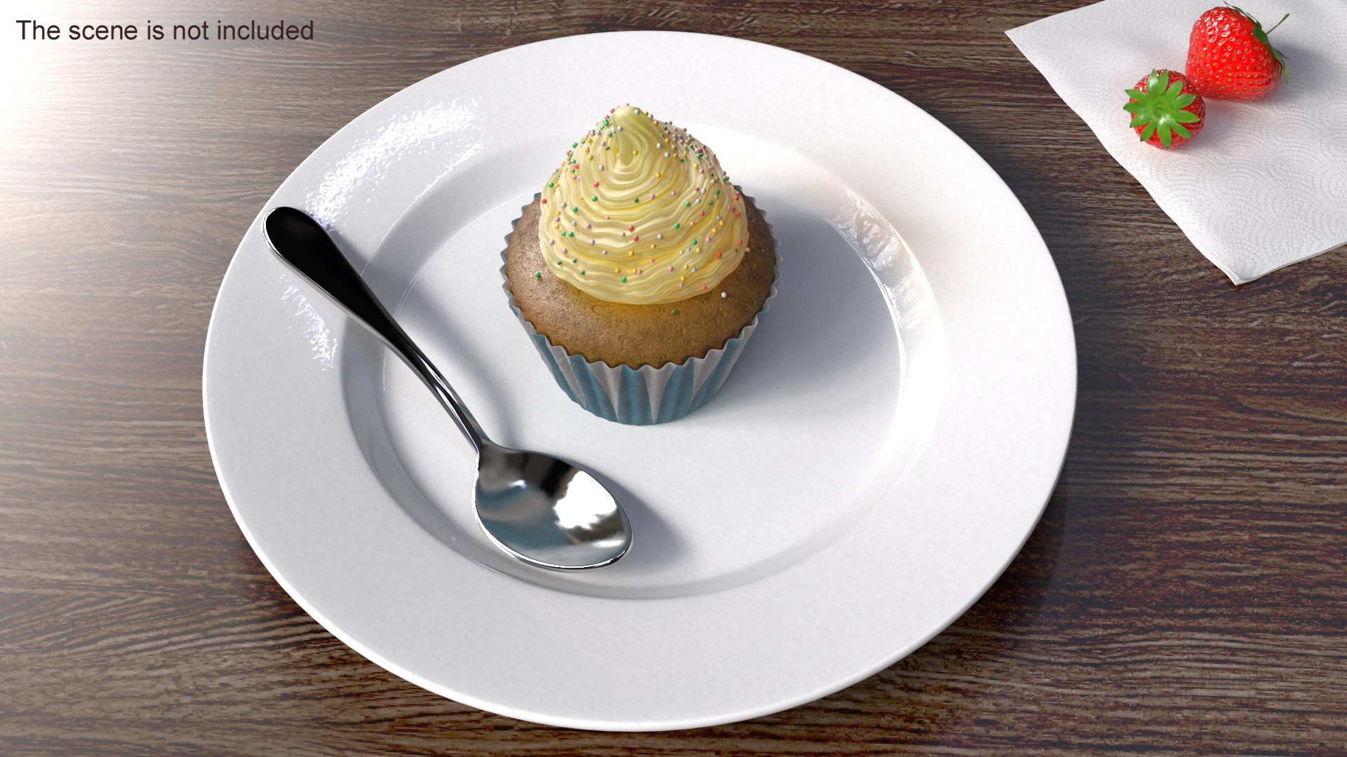 3D Model Cupcake Dessert - TurboSquid 2282950