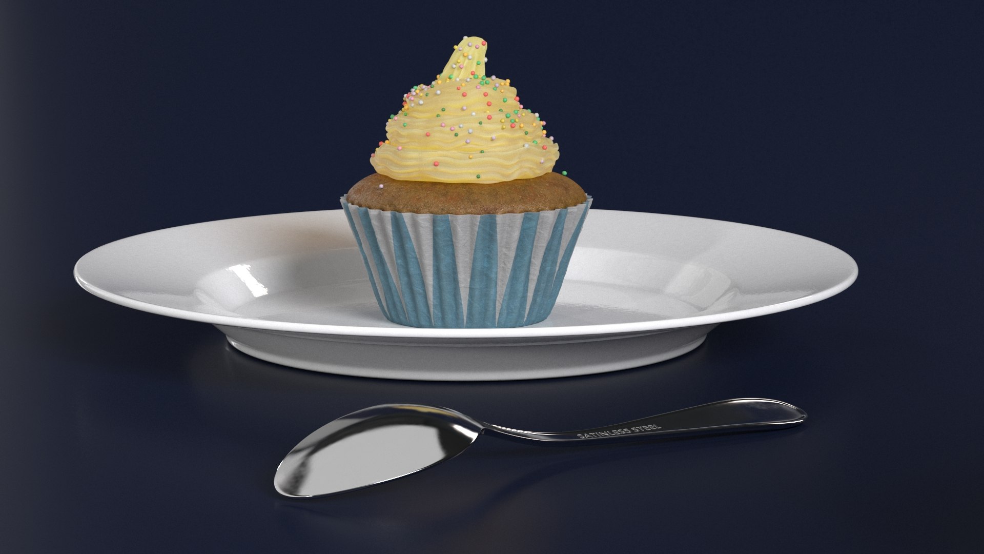 3D Model Cupcake Dessert - TurboSquid 2282950