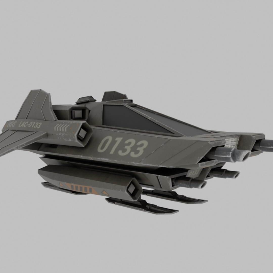 3D LAC- Light Assault Craft -fighter - TurboSquid 2280103