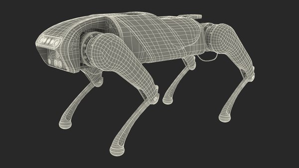 modelo 3d CyberDog Grey Rigged para Cinema 4D - TurboSquid 1944862