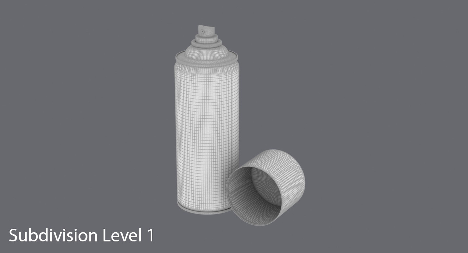 3d Model Of Spray Paint