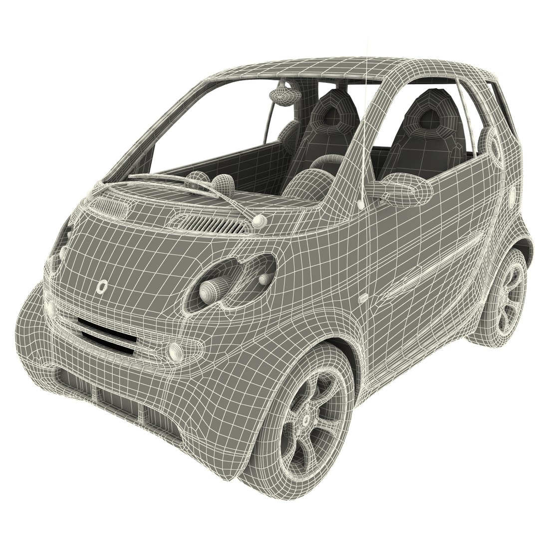Mercedes-benz Smart Fortwo 3d Model