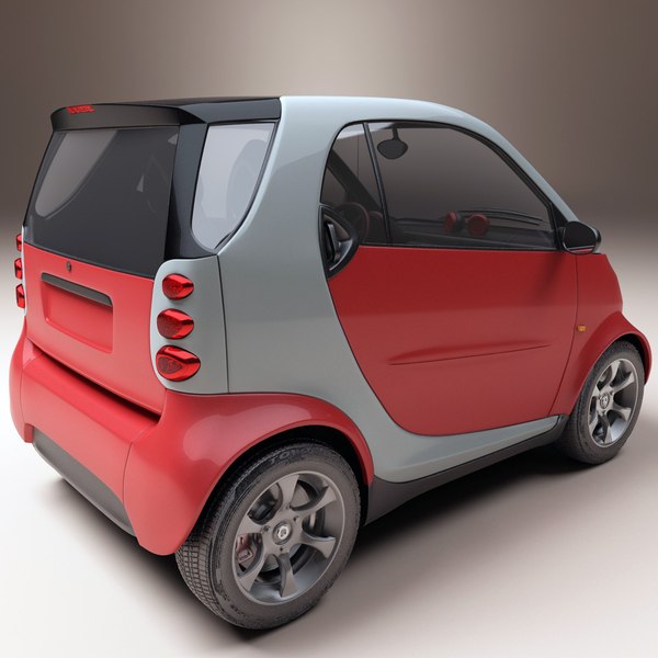 mercedes-benz smart fortwo 3d model