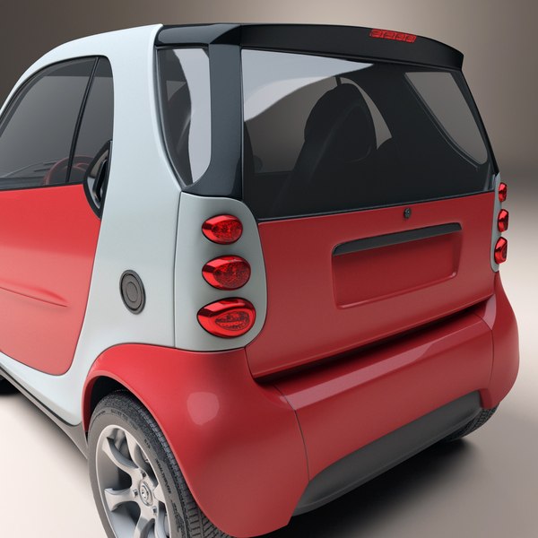 mercedes-benz smart fortwo 3d model