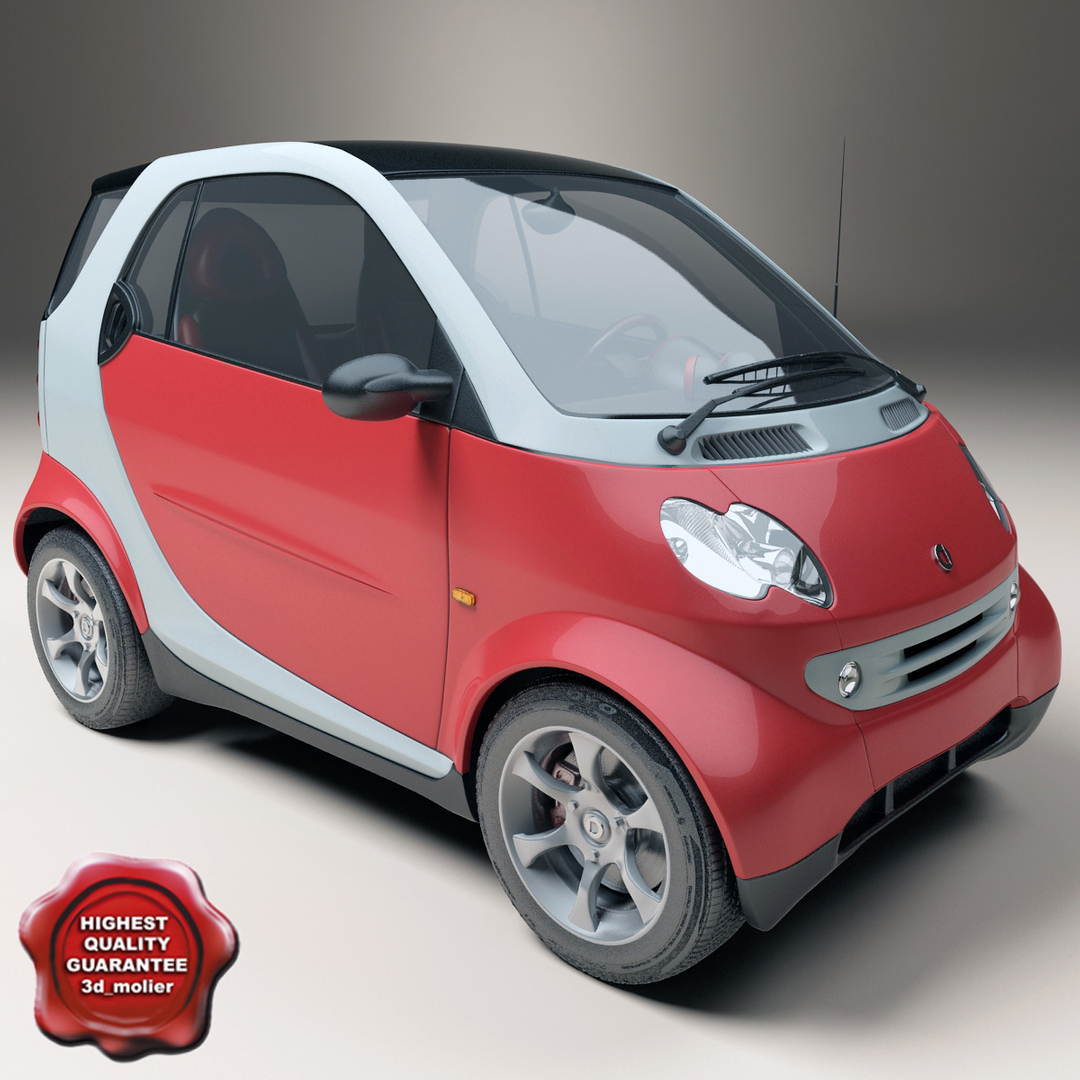 mercedes-benz smart fortwo 3d model