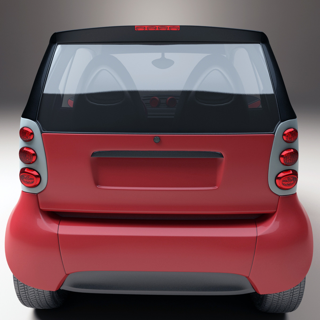 mercedes-benz smart fortwo 3d model