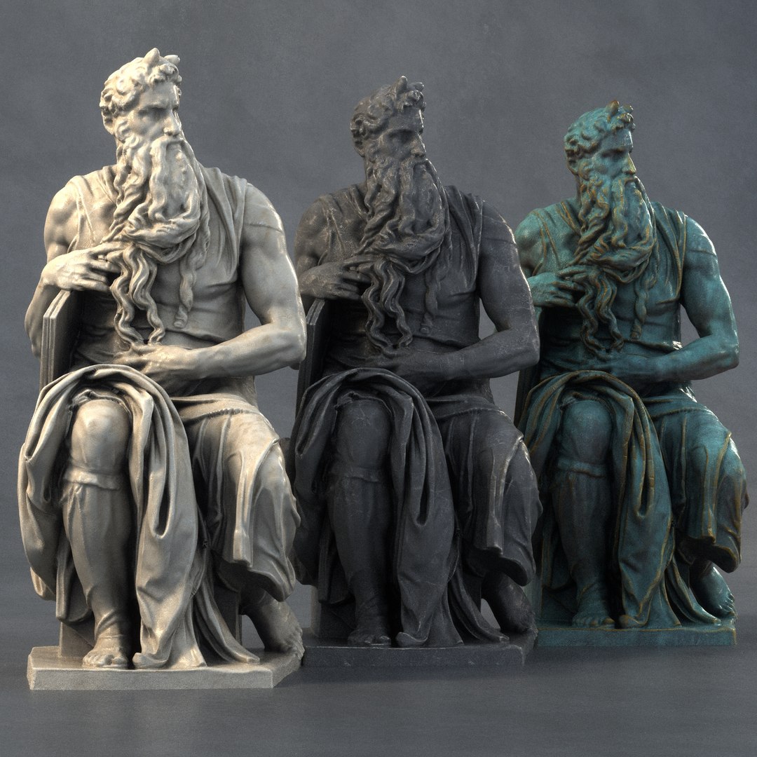 Greek Gods Sculptures Pack Model - TurboSquid 2255080