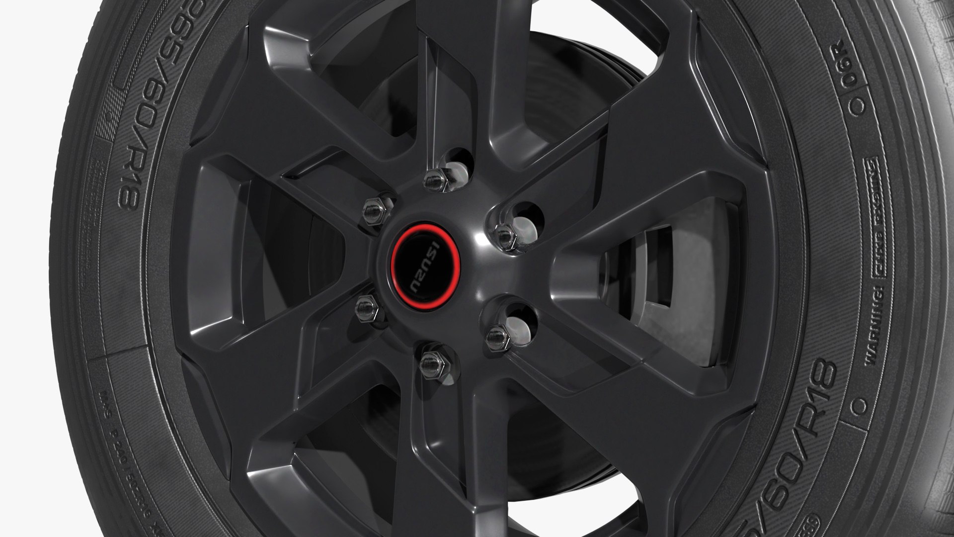 3D Isuzu D-MAX 2025 Alloy Wheel - TurboSquid 2396479