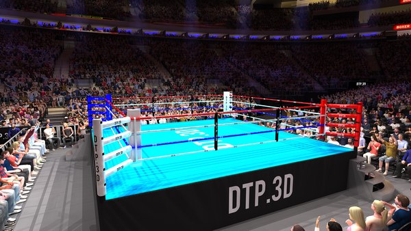 Msg boxing arena audience 3D - TurboSquid 1416582