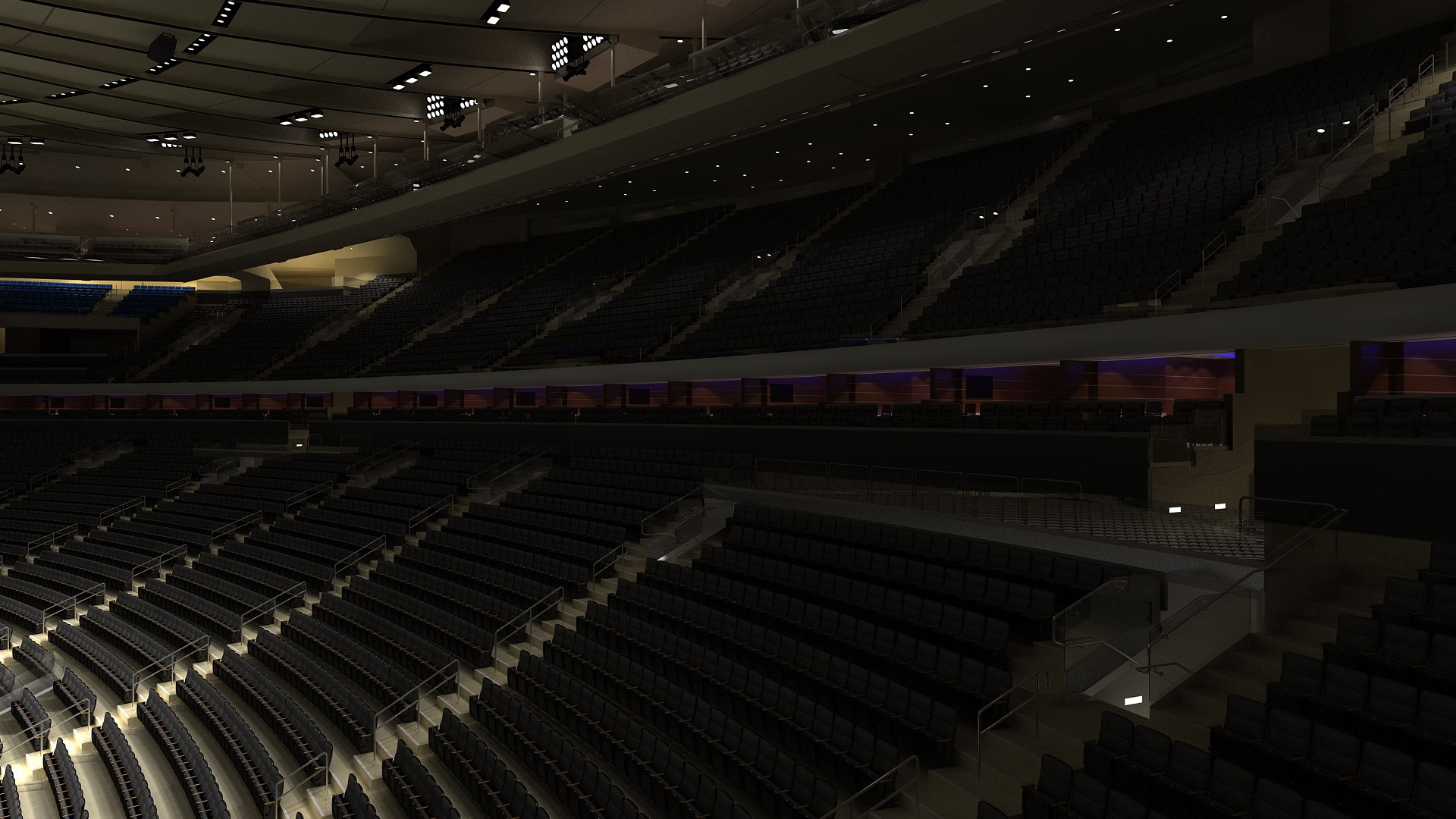 Msg boxing arena audience 3D - TurboSquid 1416582