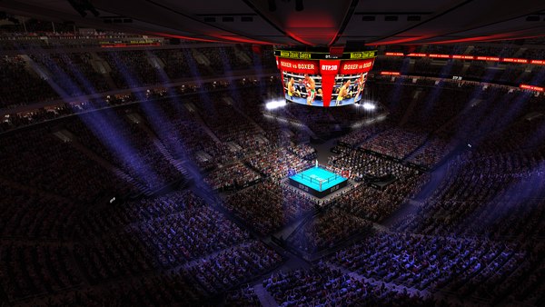 Msg boxing arena audience 3D - TurboSquid 1416582