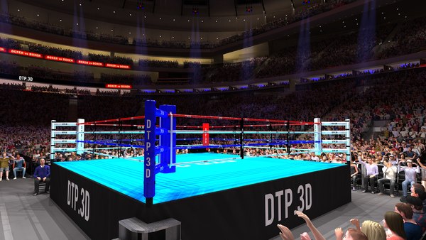 Msg boxing arena audience 3D - TurboSquid 1416582