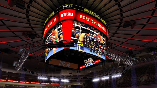Msg boxing arena audience 3D - TurboSquid 1416582