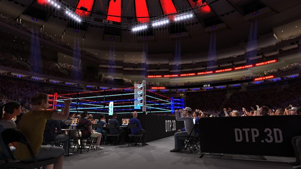 Msg boxing arena audience 3D - TurboSquid 1416582