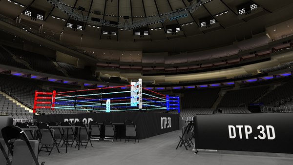 Msg boxing arena audience 3D - TurboSquid 1416582