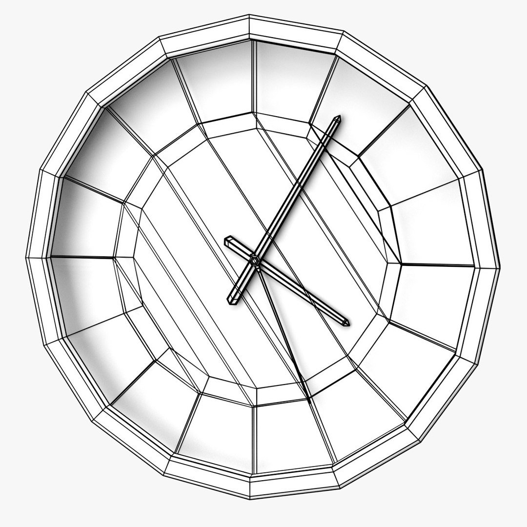 3d Wall Clock 1
